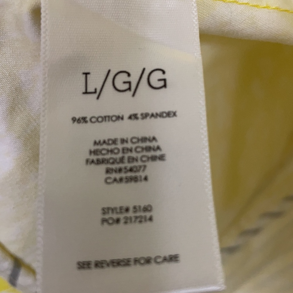 Cabi Yellow Utility Jacket Denim Style Floral - Gem
